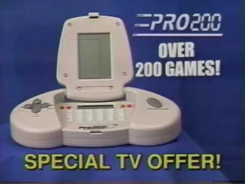 Pro 200 Game Handheld Commercial (1998) - YouTube