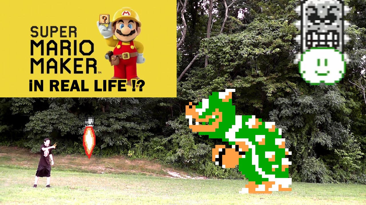 Super Mario Maker in REAL LIFE !? - YouTube