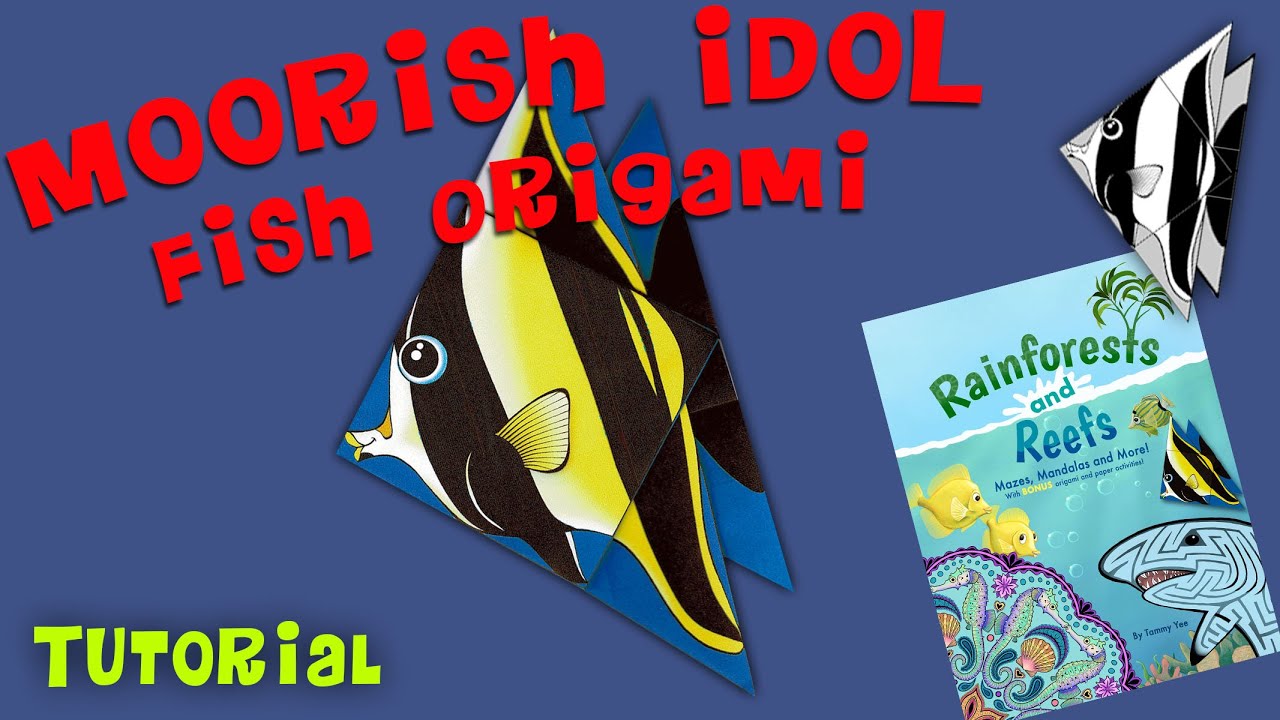 Moorish Idol Fish Origami Tutorial - YouTube