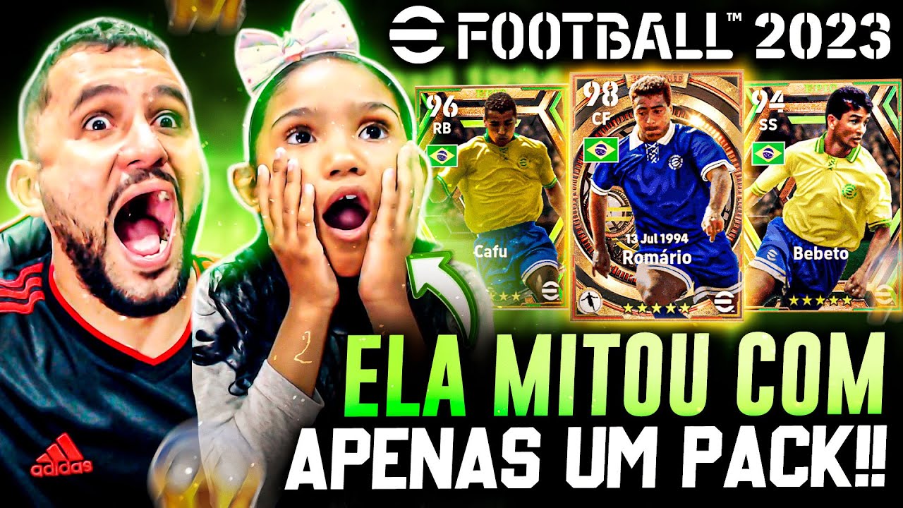 😱🔥 MINHA FILHA MITOU com apenas UM PACK | PACK OPENING do BRASIL de ...