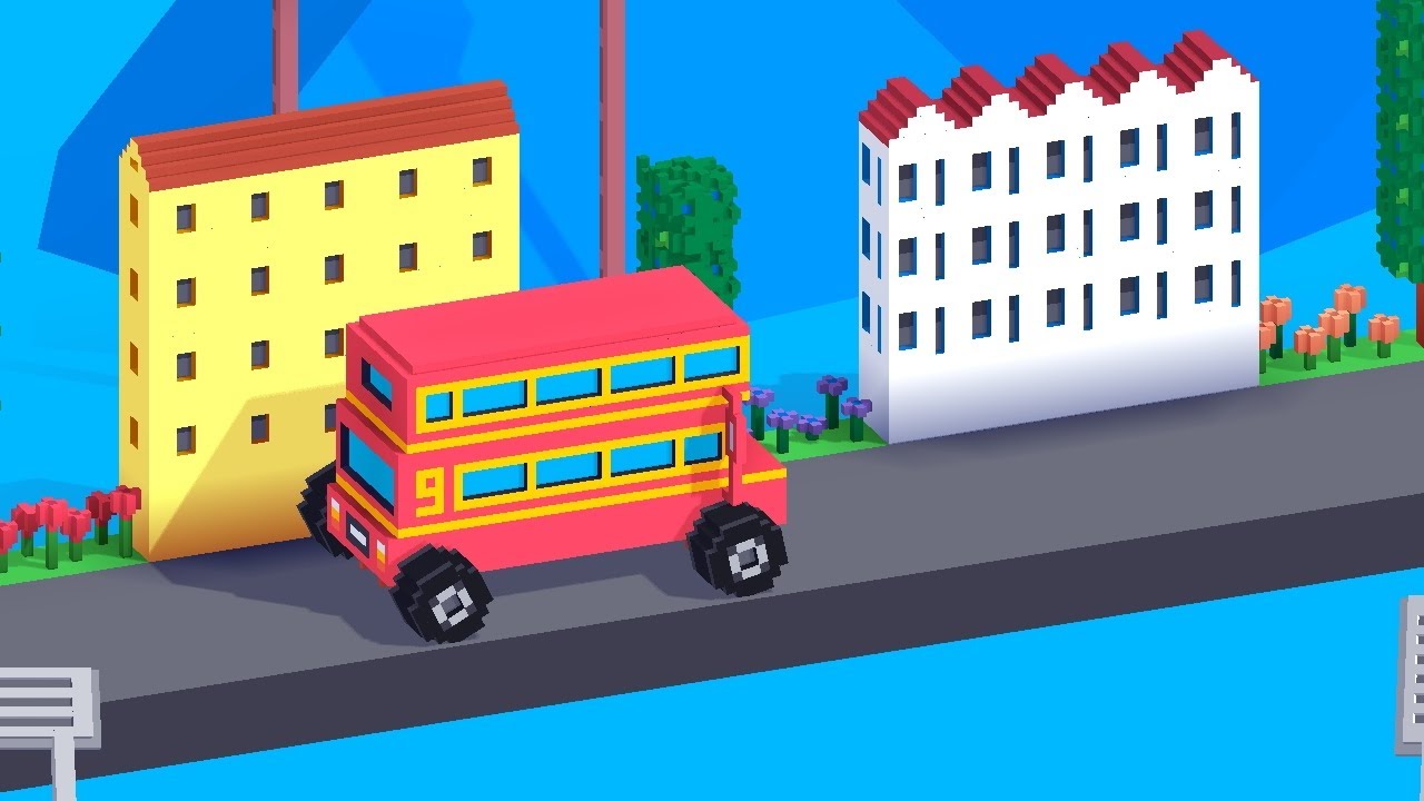Fancade Drive Mad Bus Gameplay - YouTube