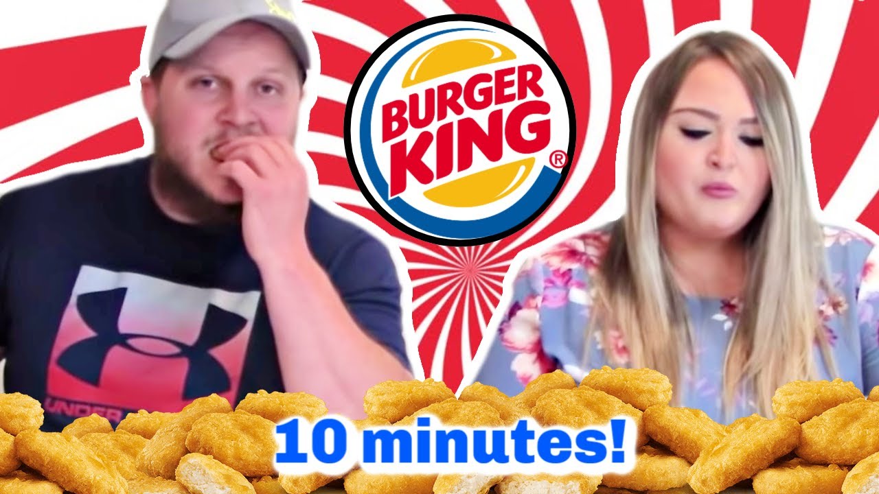 Chicken Nugget Challenge! *100 nuggets in 10 minutes* - YouTube