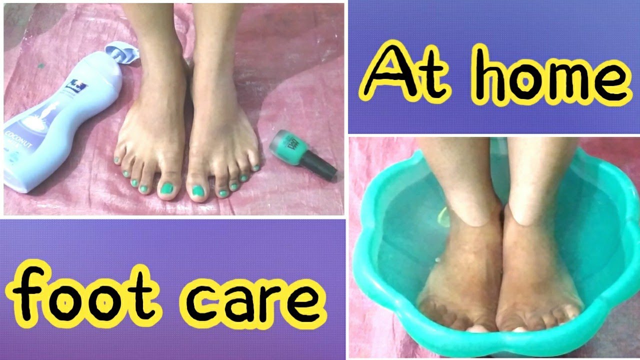 Footcare at home||easy 3 steps - YouTube