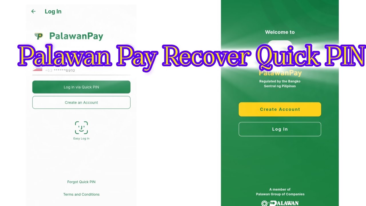 Palawan Pay Quick PIN Recovery | New Update 2026 #PalawanPay - YouTube