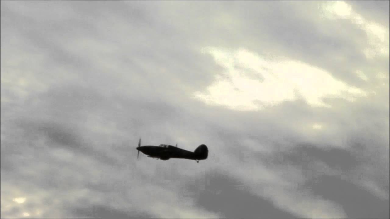 Dynam Hawker Hurricane - maiden flight - YouTube