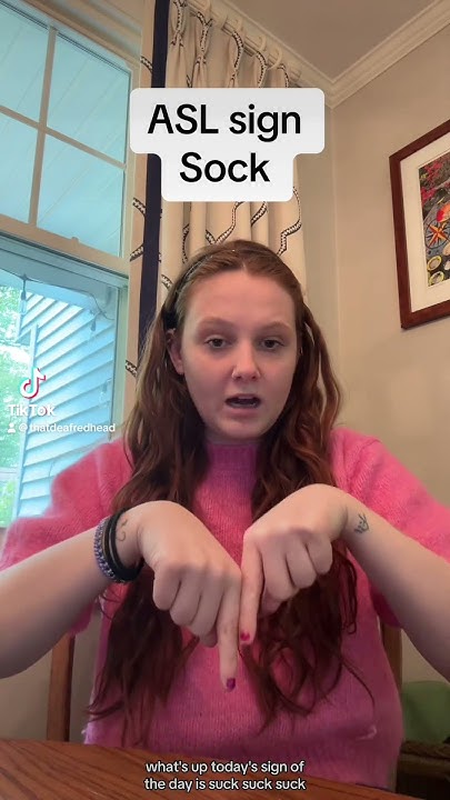 Learn How To Sign "Sock" in ASL for Beginners | American Sign Language ...