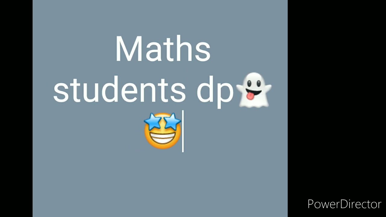 💩Maths Student dp👻 | Shorts | Be Enjoylable - YouTube