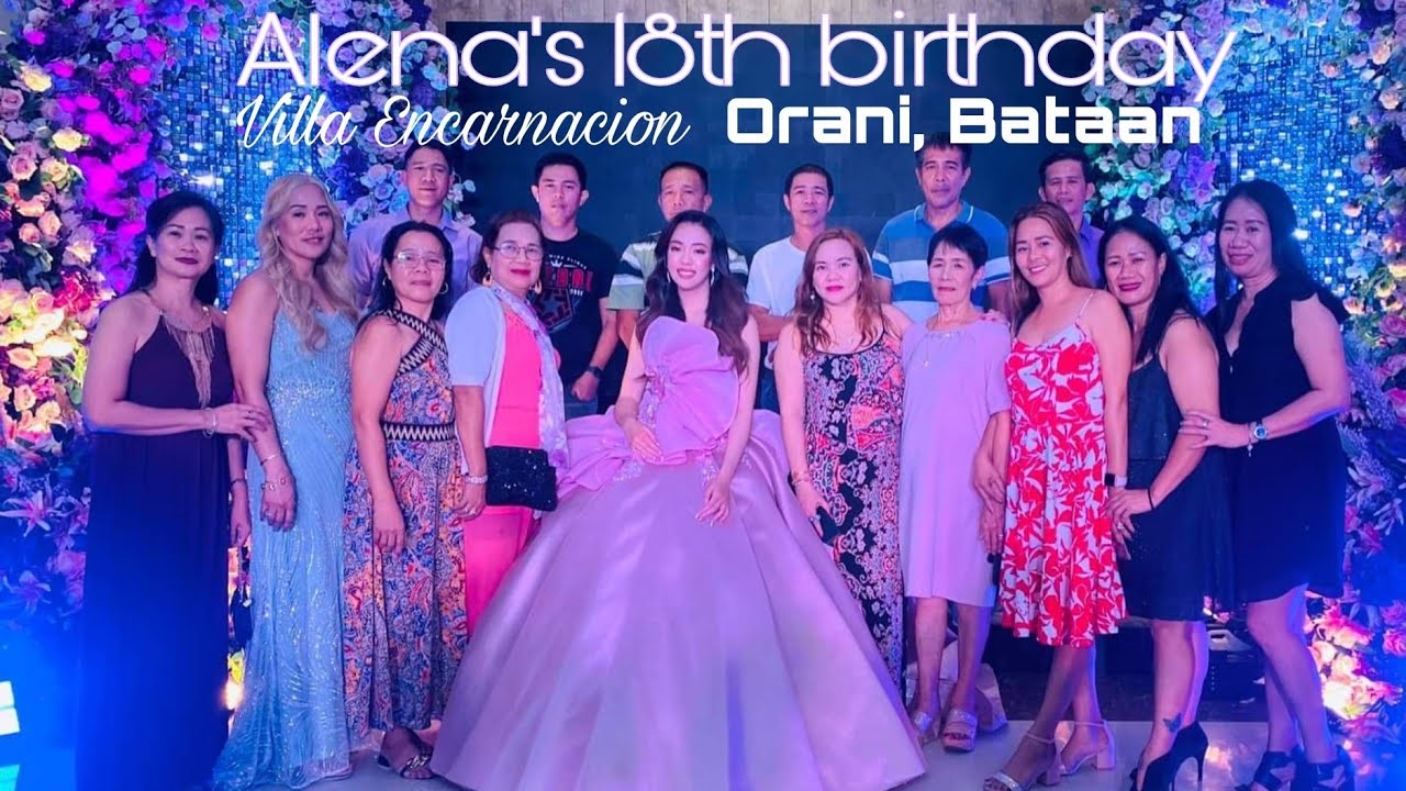 Attended Alena's debut in Bataan I Family bonding with Pelobello's ...
