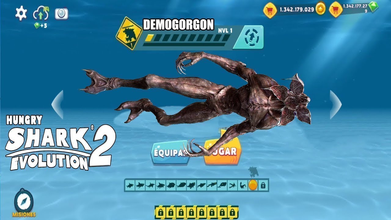 Hungry Shark Evolution exe NEW UNLOCKED DEMOGORGON Stranger Things IS ...