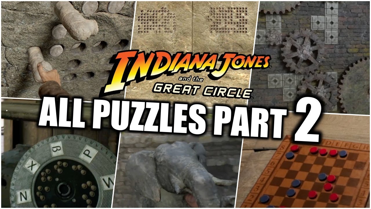 Indiana Jones and the Great Circle - All Puzzles Solved - Part 2 - YouTube