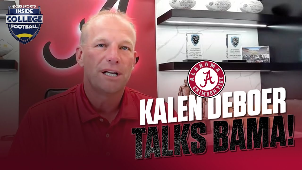 Alabama coach Kalen Deboer reveals who's calling plays, previews season ...