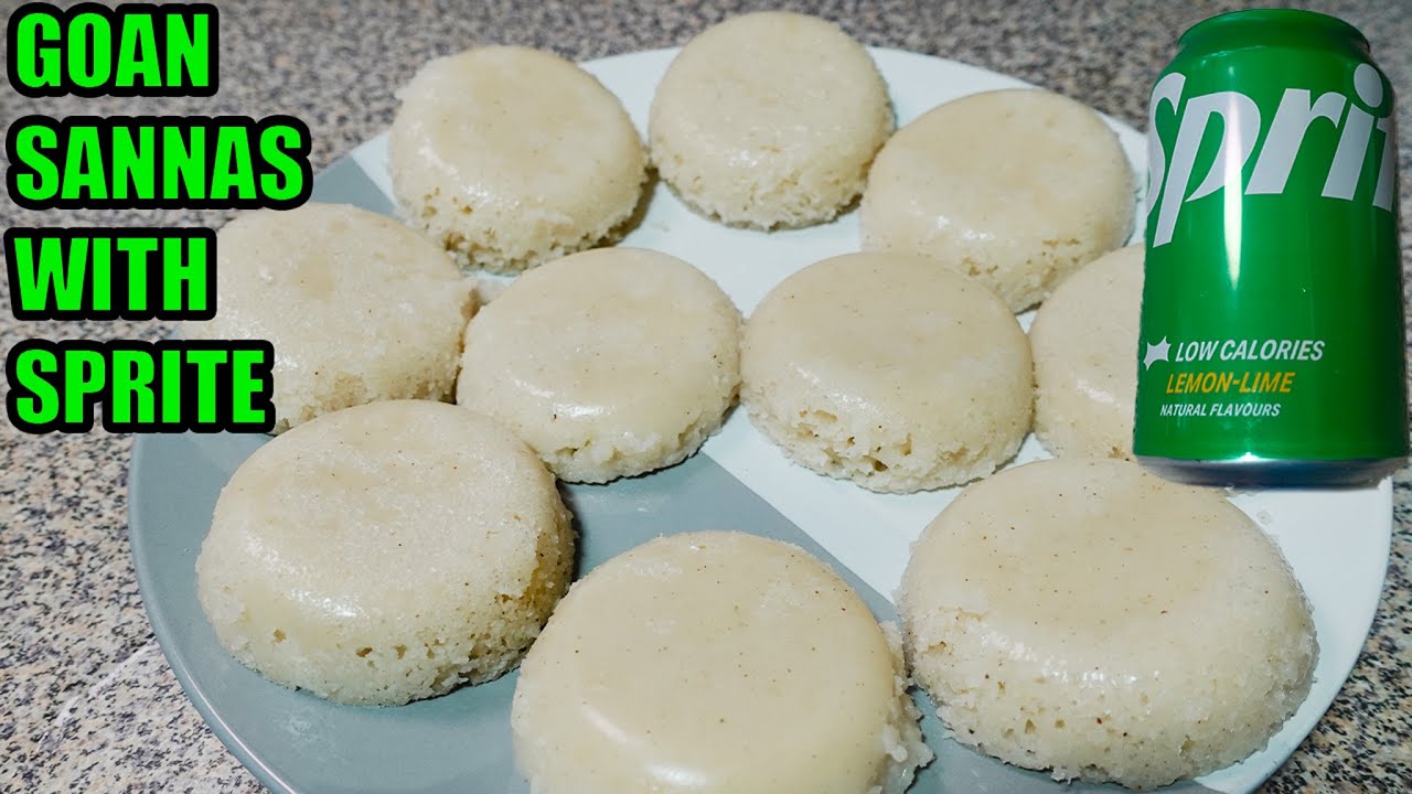 Fluffy Goan Sannas with Sprite Surprise! (NO TODDY NEEDED) | EASY ...