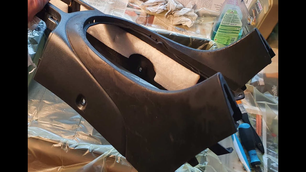 Sticky Dash / Softlack beseitigen Part1 - Lexus IS300 Mittelkonsole ...