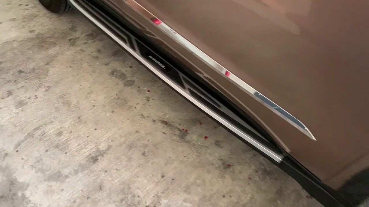 Honda Vezel Brown Side Step - YouTube