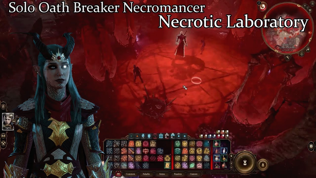 Solo Oath Breaker Necromancer Paladin Mindflayer Colony Part2 Necrotic ...