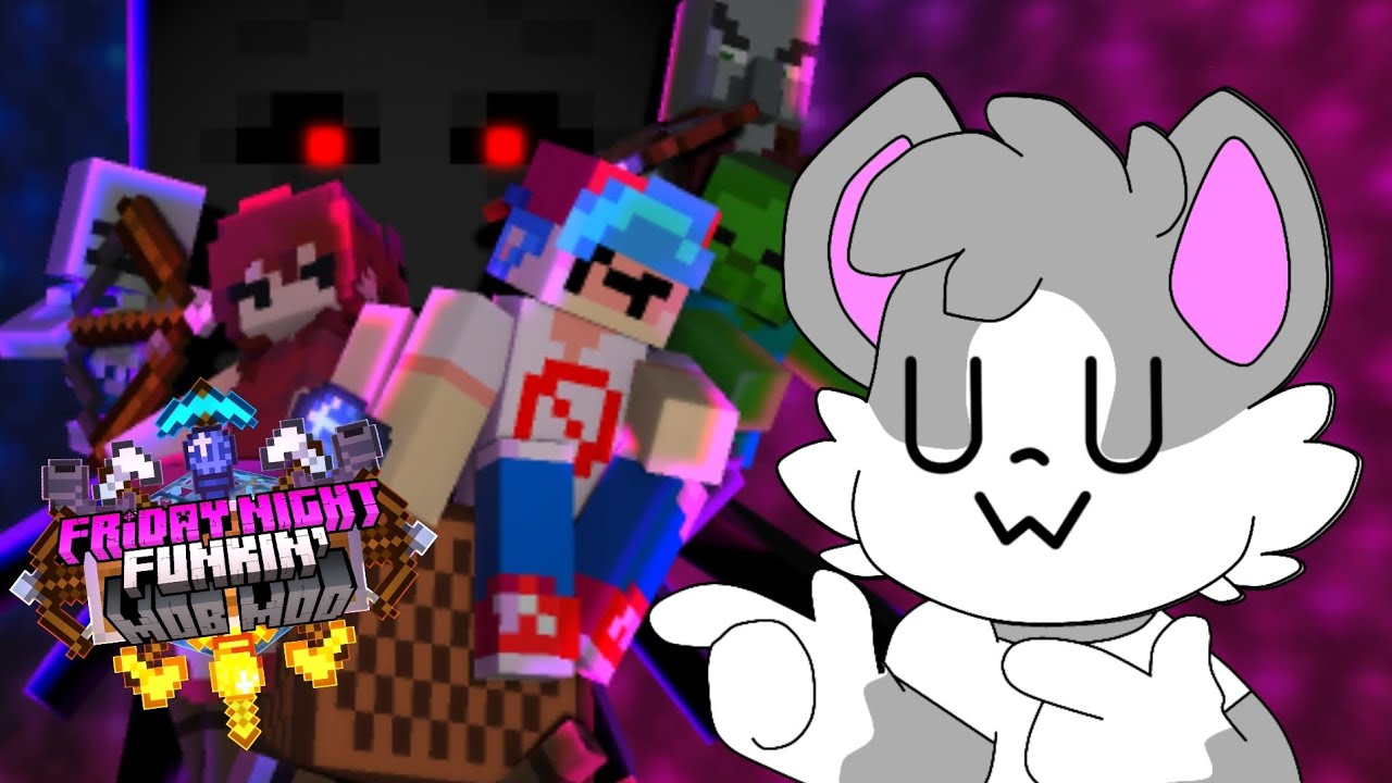 Friday Night Funkin' Vs Minecraft Mob Mod + Escenas de animación (FNF ...