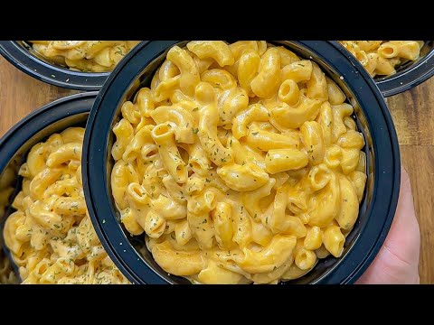 Quick & Easy High Protein Creamy Mac & Cheese 🧀 #mealprep #highprotein #lowcalorie #healthyrecipes