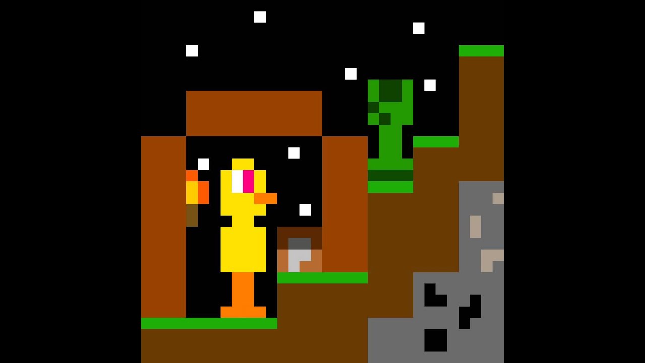 Pinky in survival minecraft - Piskel gif - YouTube