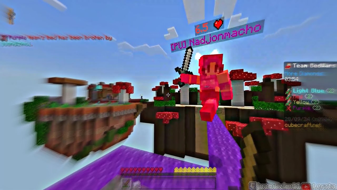CubeCraft BedWars +(settings showcase) - YouTube