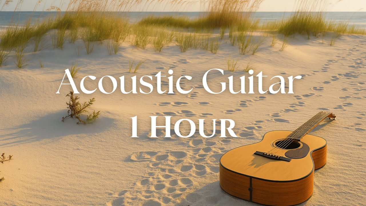 Relaxing Acoustic Guitar • 1 Hour Mix Instrumental for Study & Calm ...