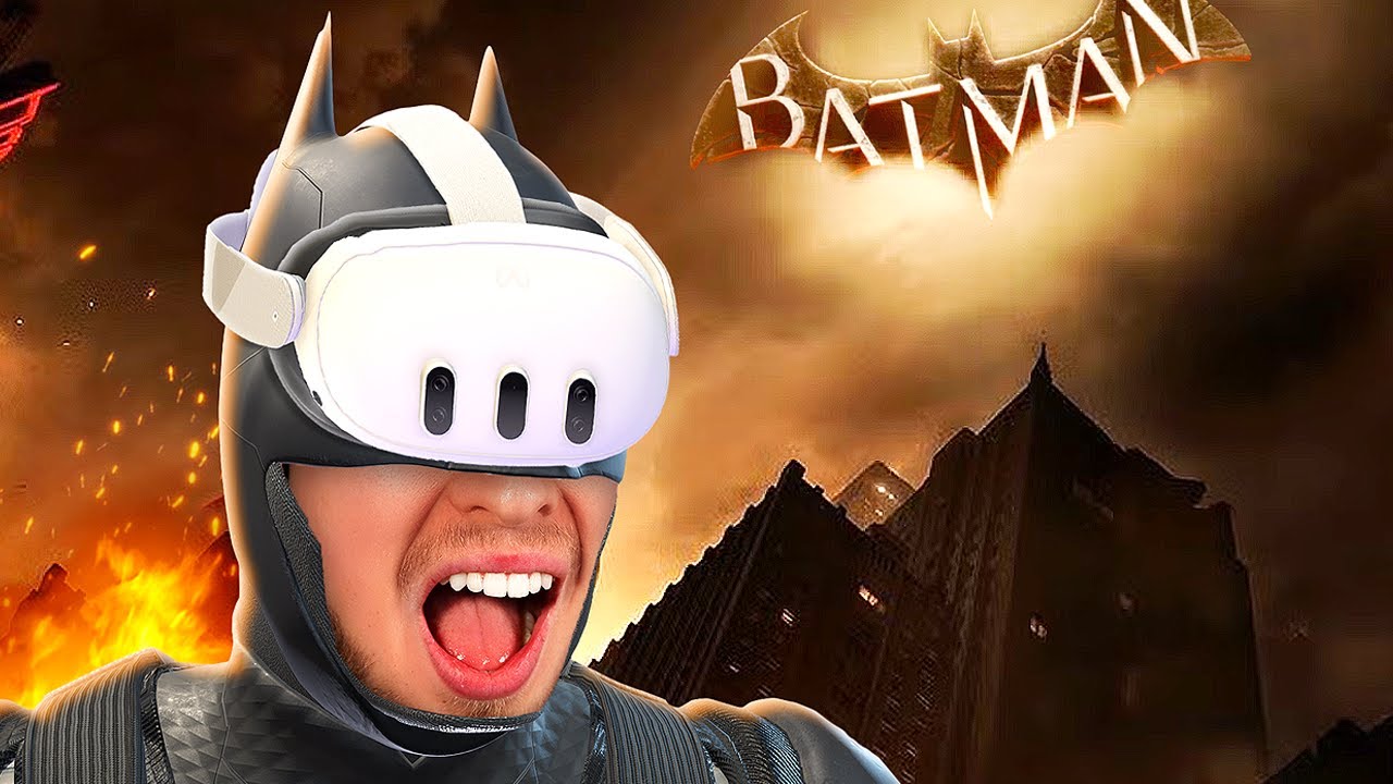 Becoming BATMAN in Virtual Reality - Batman Arkham Shadow VR - YouTube