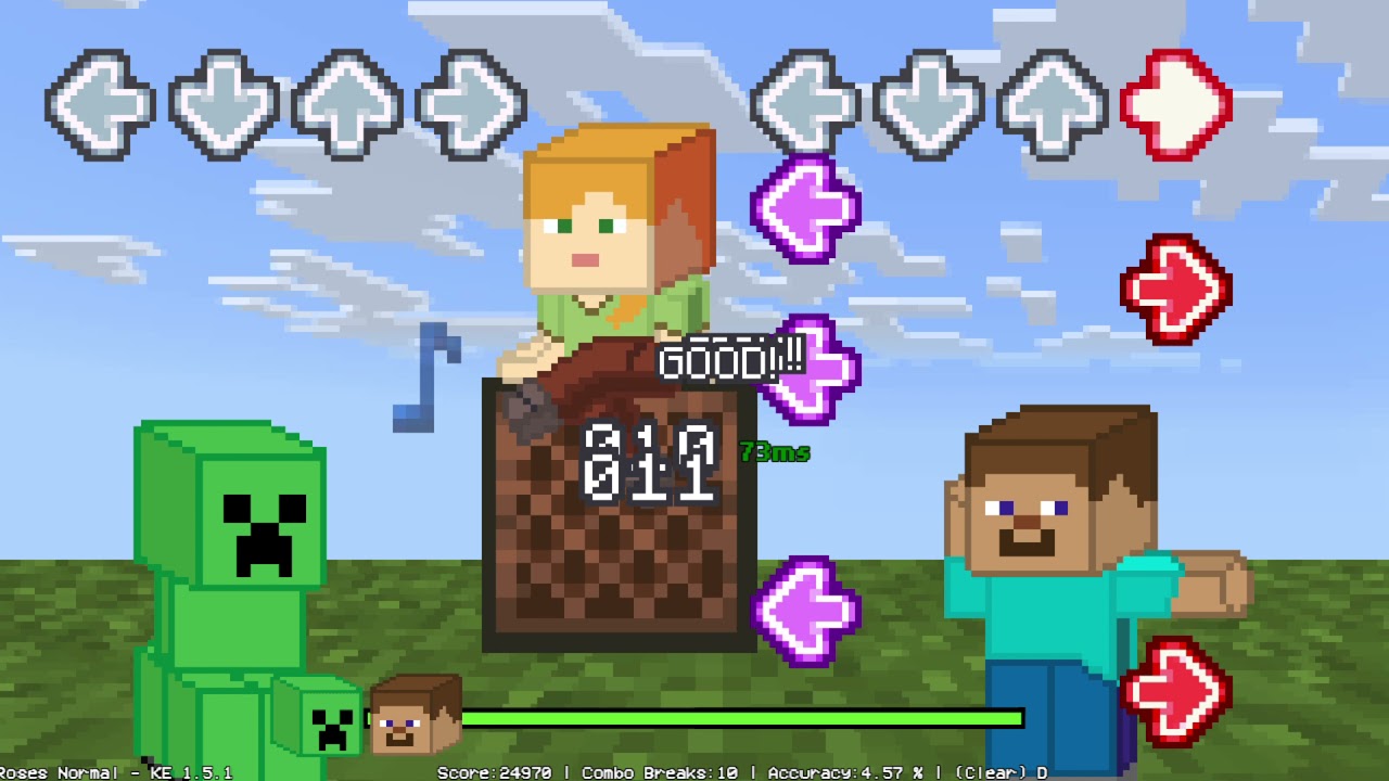 vamos a jugar FNF Minecraft Creeper vs Steve - YouTube