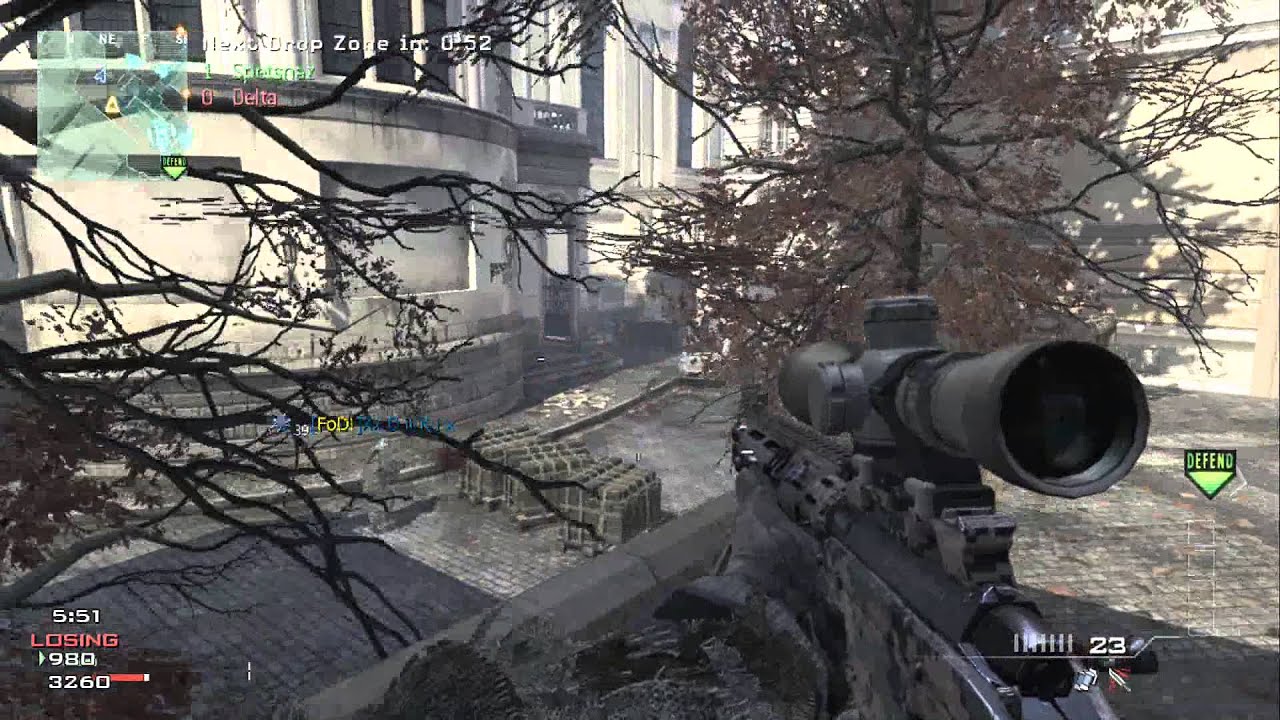 MW3 Gameplay - Dropzone - MSR w/ Marine Camo - YouTube