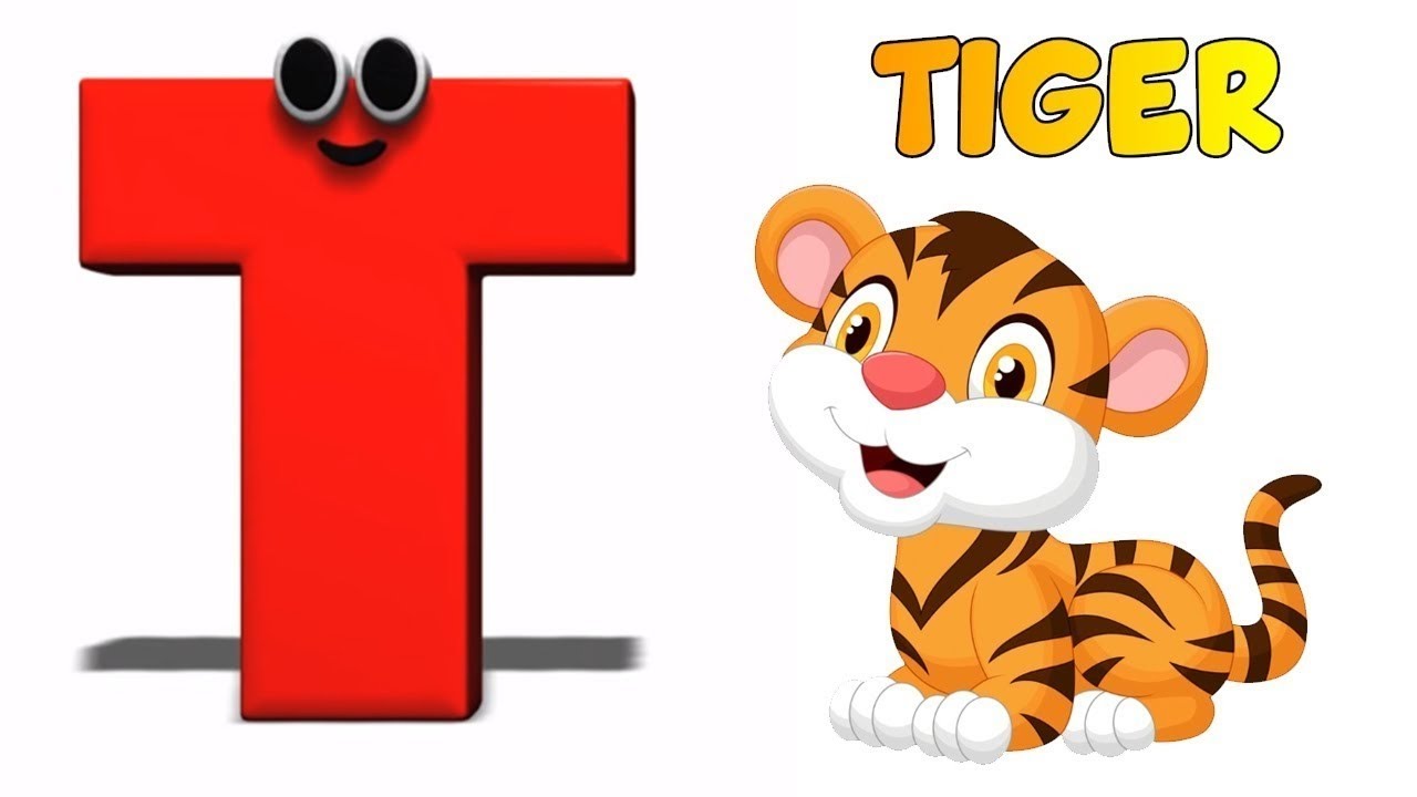 T for tiger/T for train/T for tent #alphabet #kidslearningvideo # ...