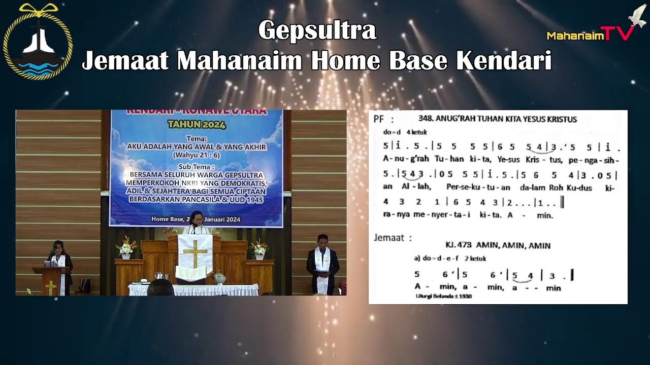 Ibadah Minggu 28 Januari 2024 Gepsultra Jemaat Mahanaim Home Base ...