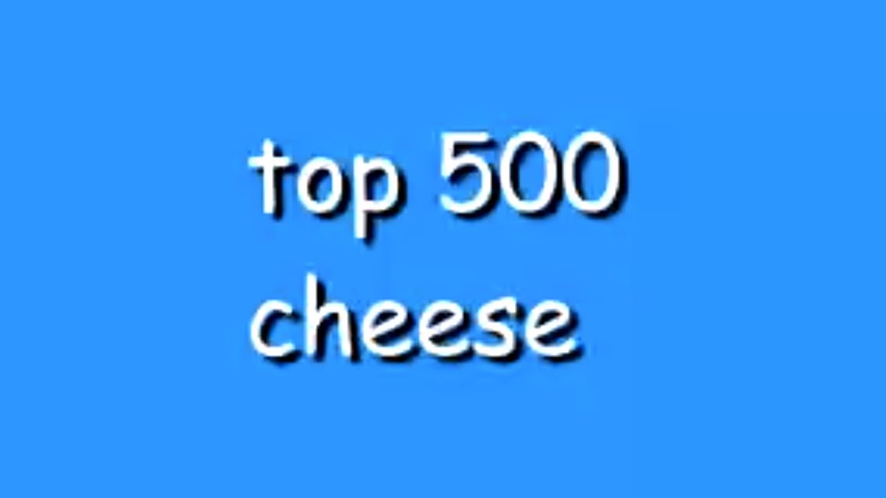 top 500 cheese except it's a premiere set to 9:15 PM on 9/10/21 - YouTube
