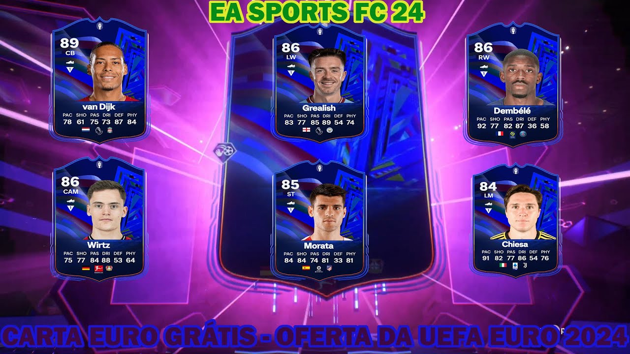 CARTA EURO GRÁTIS - OFERTA DA UEFA EURO 2024 | EA SPORTS FC 24 - YouTube