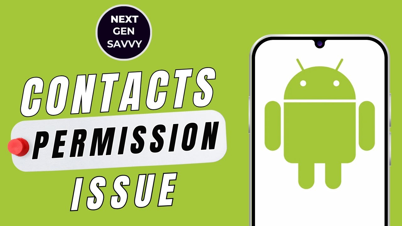 How to fix you denied read contacts permission can't show contact info ...
