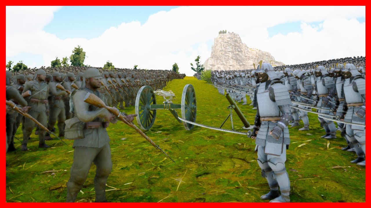 1,000,000 Samurai vs 10,000 Japanese Soldier WW2 & 10 Mortar | Ultimate ...