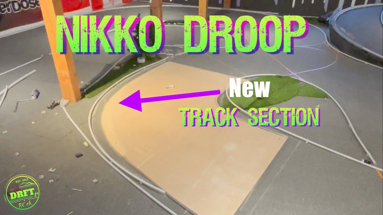 New RC Drift Track section - i built a " Nikko droop " in my Track ...