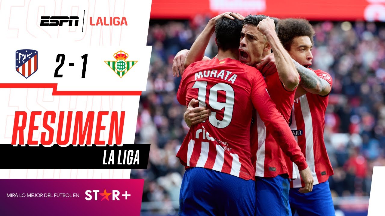 ¡TRIUNFAZO DEL ALETI PARA METERSE EN ZONA DE CHAMPIONS! | Atl. Madrid 2 ...