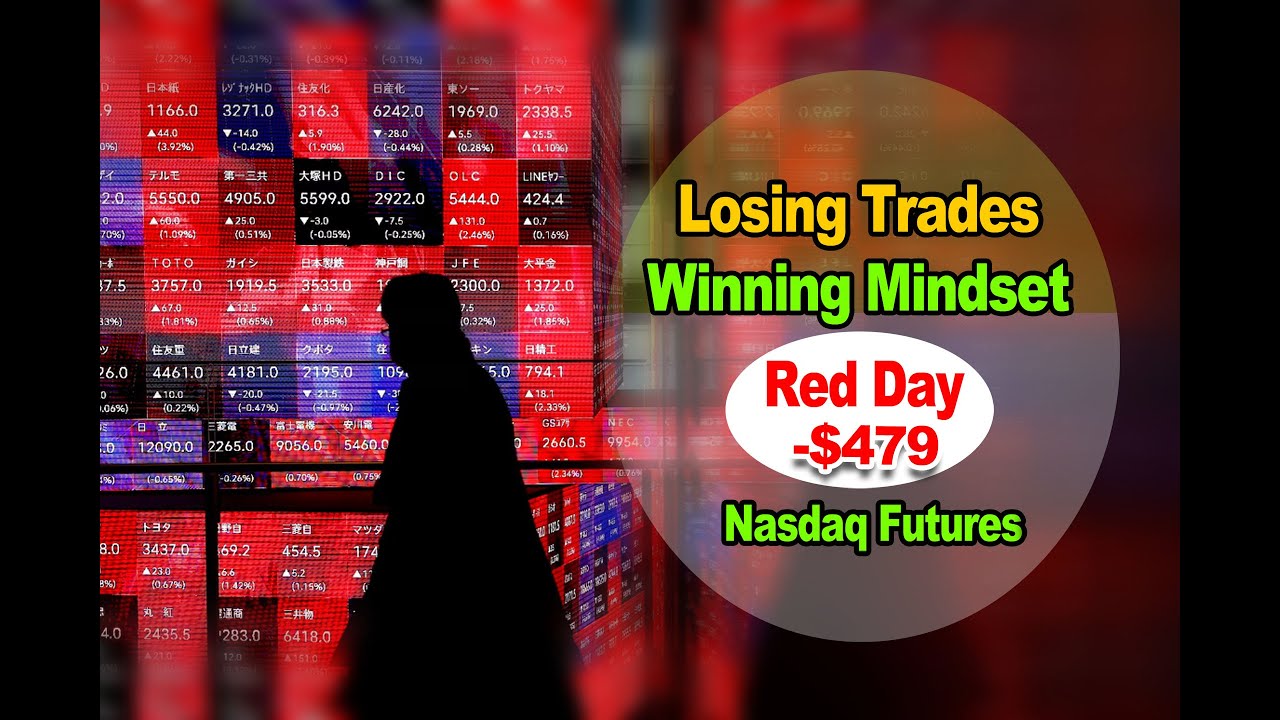 🔴 Nasdaq Futures Live Trading Recap | Big Red Day $479 Market Analysis ...