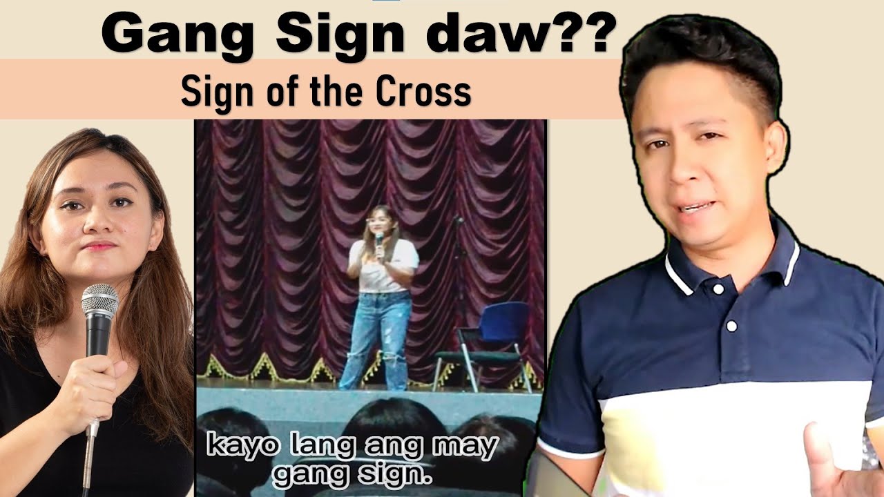 Gang Sign daw ang Sign of the Cross? Anu ba sa tingin mo ka-curious ...