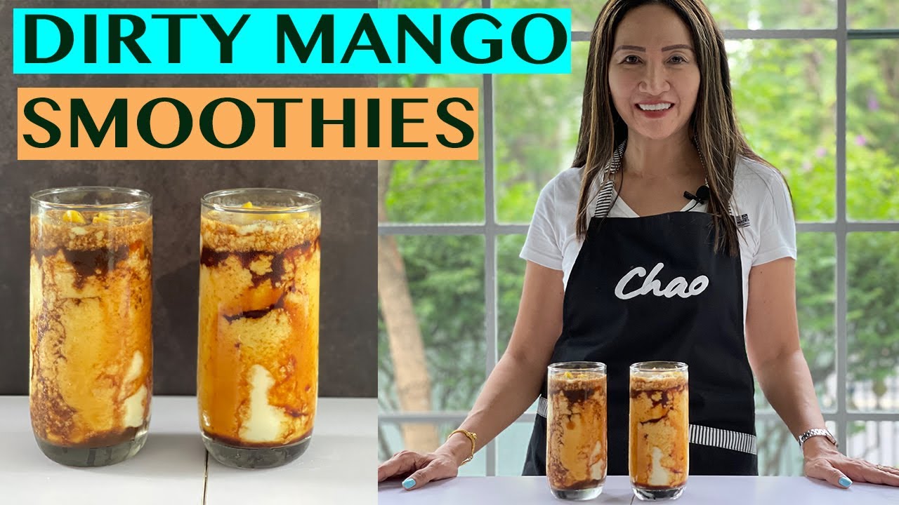 CREAMY DIRTY MANGO SMOOTHIES: COFFEE-FLAVOURED MANGO SMOOTHIES #musttry ...