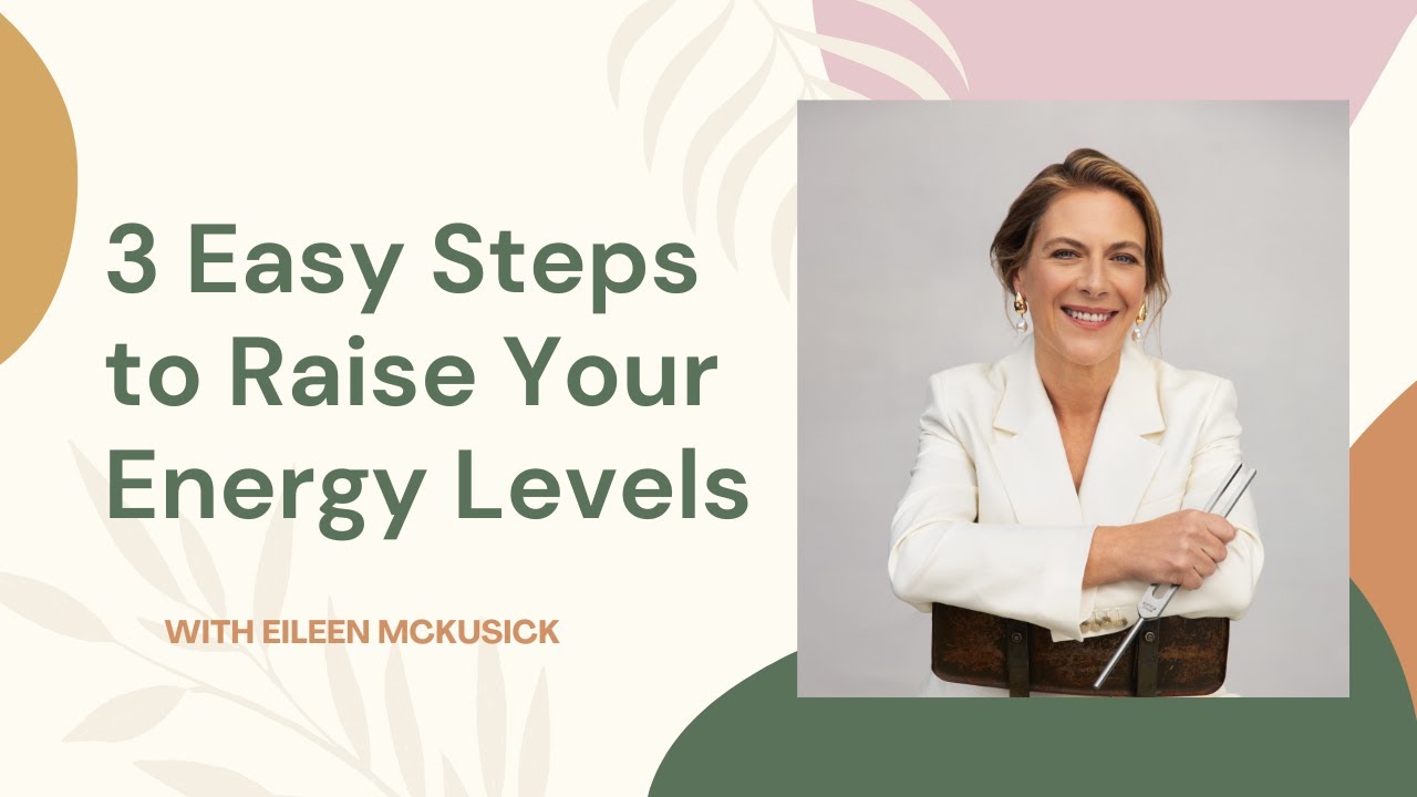 3 Easy Steps to Raise your Energy Levels - YouTube