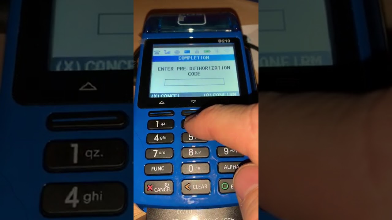 Physical Preauth Completion Pos Youtube