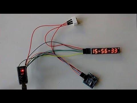 Arduino Nano and Visuino: 7 Segment Display Clock with MAX7219 and ...
