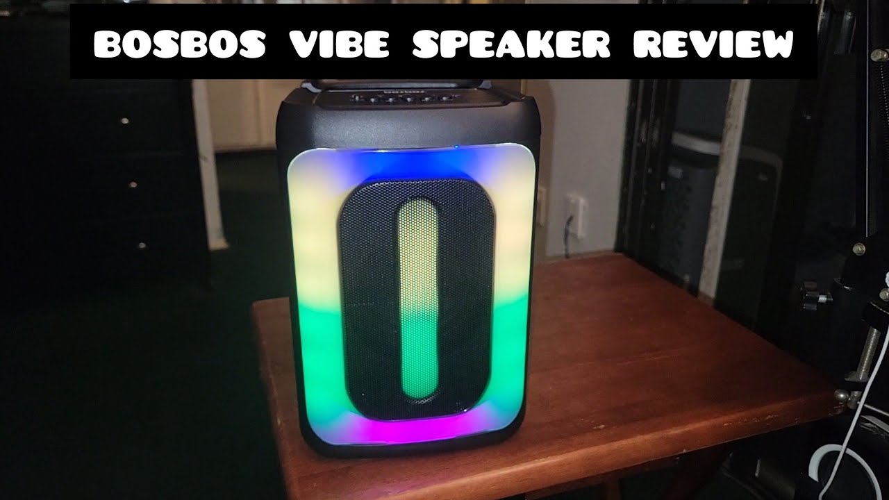 bosbos vibe speaker review español - YouTube