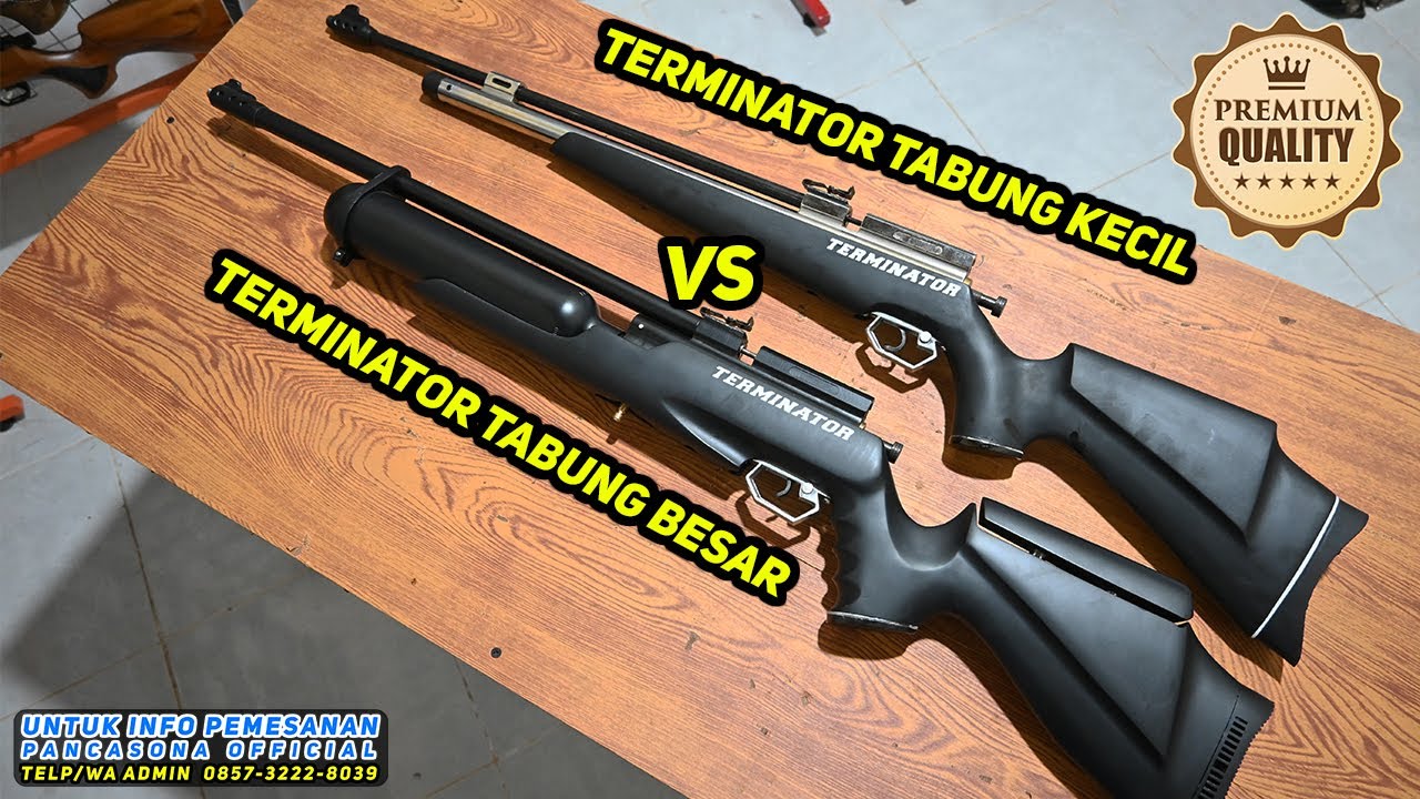 2 Senapan angin PCP TERMINATOR super tangguh, kuat, ganas dan terbaik ...