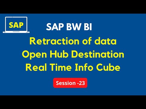 Retraction of data from BW to ECC | Open Hub Destination | Real Time Info Cubes & Tables in BWBI