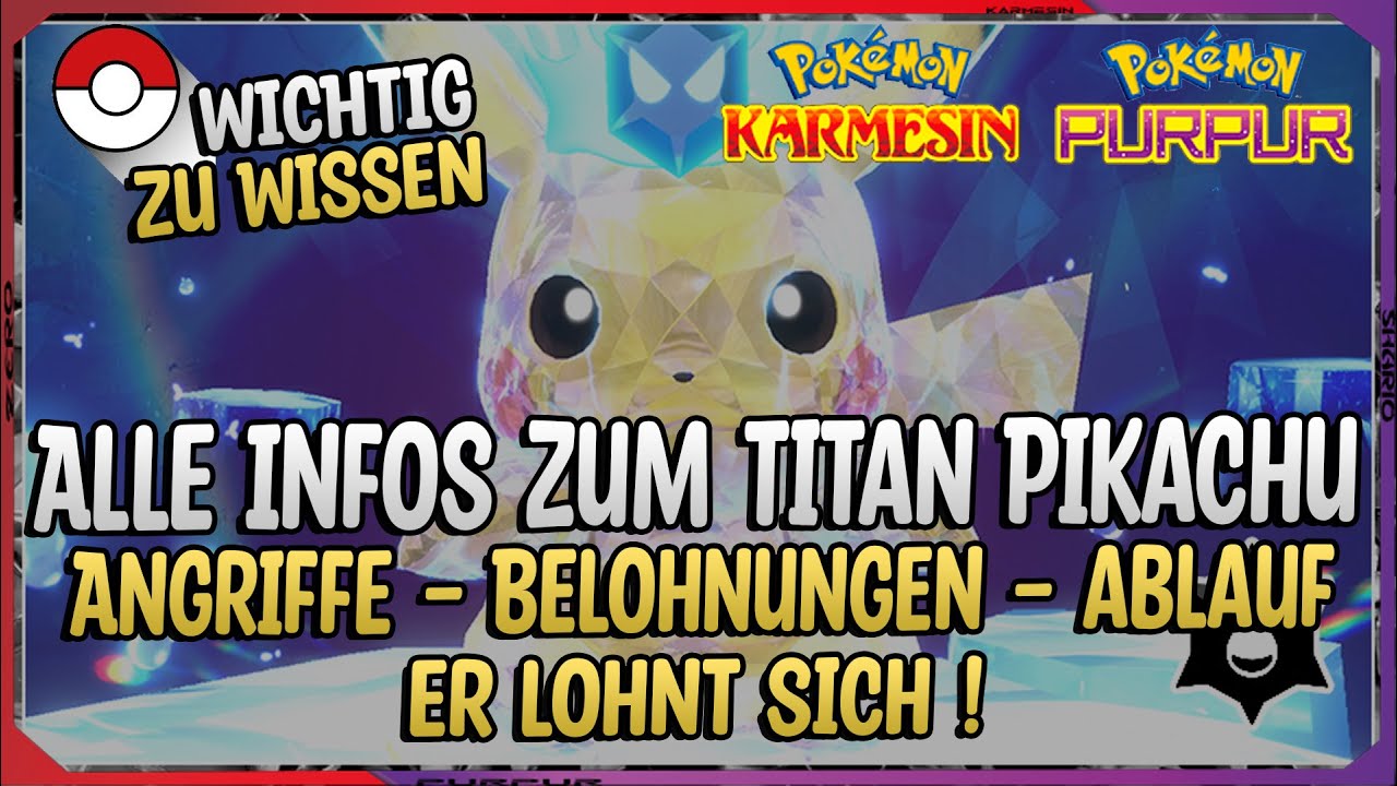 Alle Infos zum Titan Pikachu | Seine Angriffe - Belohnungen ...