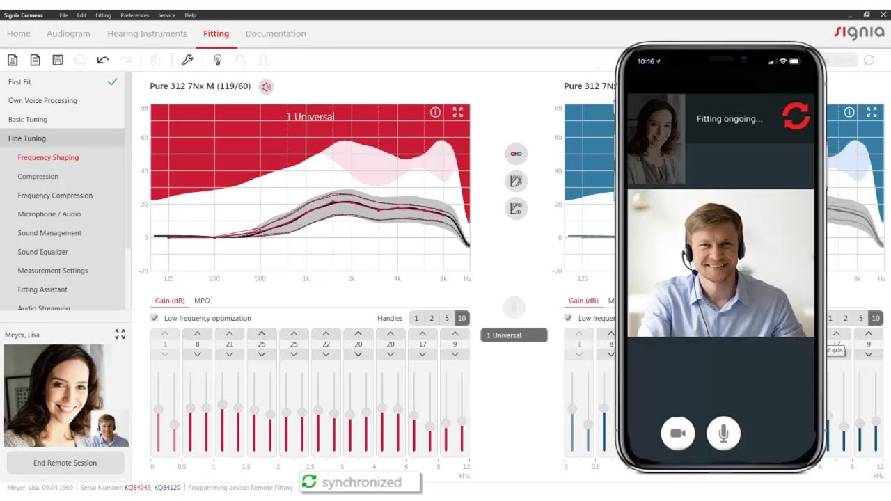 How to perform full live remote tuning via Connexx | Signia Hearing ...