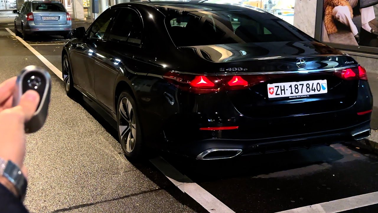 2024 Mercedes E Class E400 e AMG - NIGHT Drive NEW Full Review Interior Exterior - YouTube