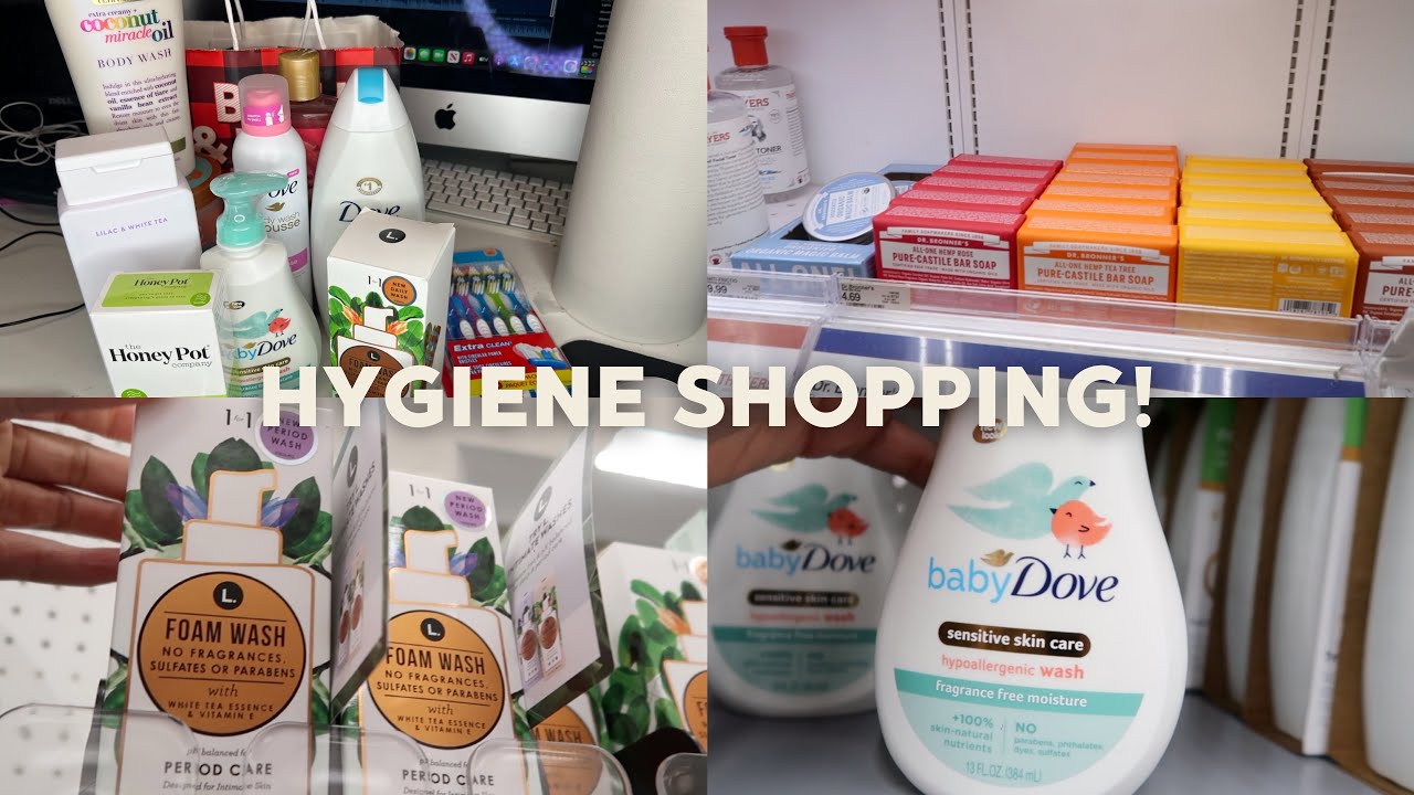 Hygiene Haul + Shop With Me | Hygiene Shopping Vlog - YouTube