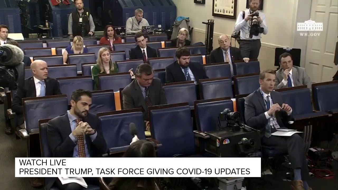 Watch Live: White House Task Force giving Saturday updates on national ...