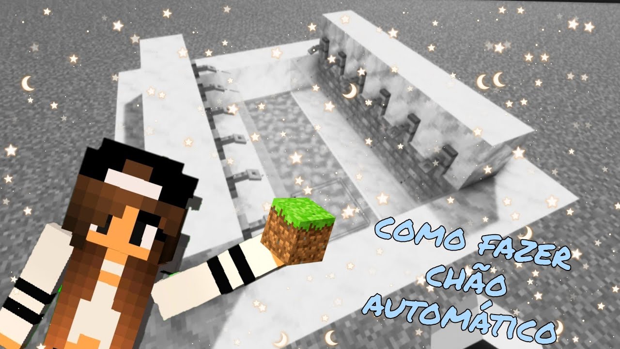 como fazer chão automático no minecraft - YouTube